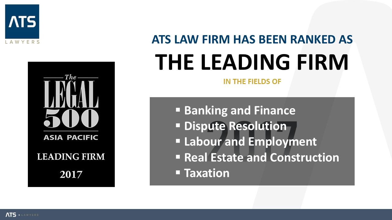 THE LEGAL500 2017 – ATS LAWYER IS REGCONIZED AS THE LEADING FIRM - ATS ...